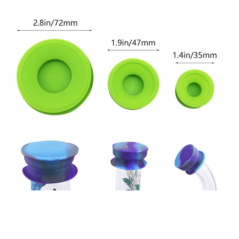 Prism Water Pipes | Silicone Cleaning Caps