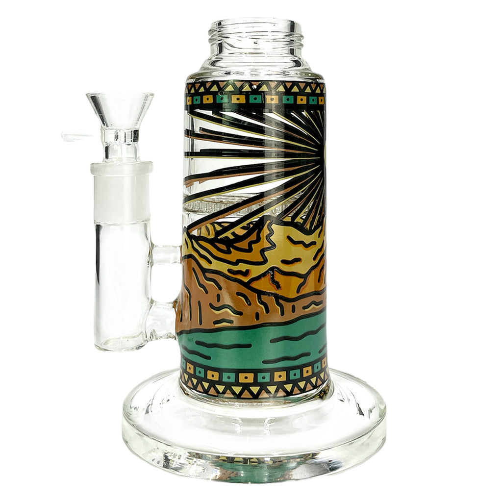 Prism Waterpipes | Custom Bongs | Halo Desert Dream'n Big Honeycomb Base