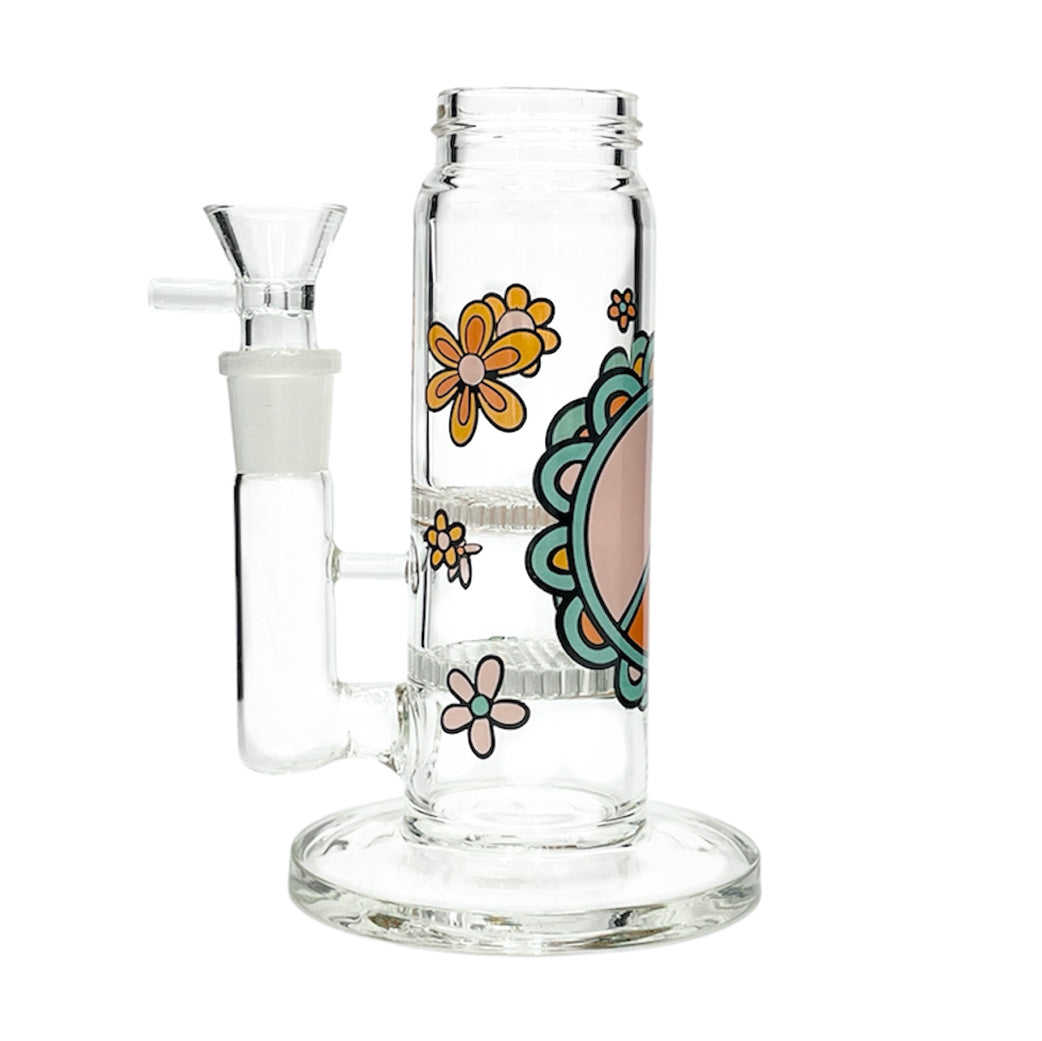 Prism Waterpipes | Custom Bong | Flower Power Honeycomb Base